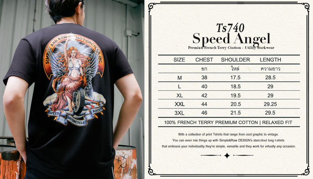 TS740 Speed Angel (Black) – SimpleAndRaw.com