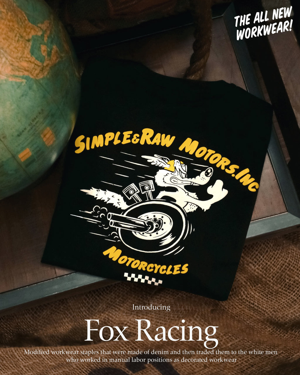 TS747 Fox Racing (White) – SimpleAndRaw.com