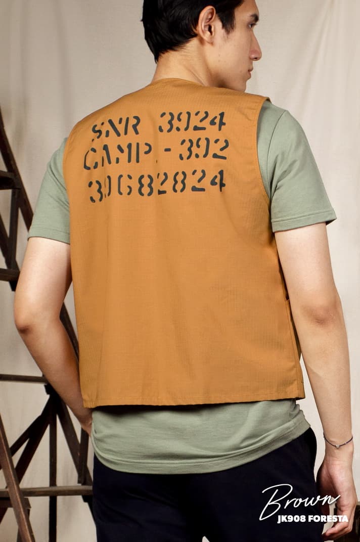 JK908 Foresta Vest (Brown) – SimpleAndRaw.com